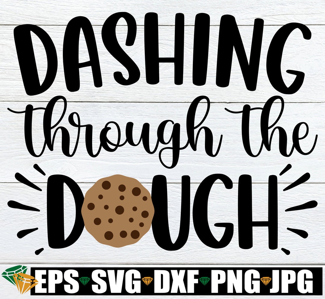 Dashing Through the Dough, Christmas Cookie Baking Apron Svg,matching ...