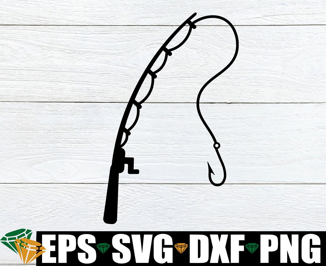 Fishing Pole Svg, Fishing Rod Svg, Fishing Clip Art, Fishing Pole Clip ...