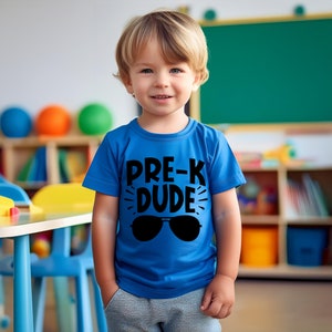 Pre-k Dude Svg, Boys First Day of Preschool Shirt SVG, First Day of Pre ...