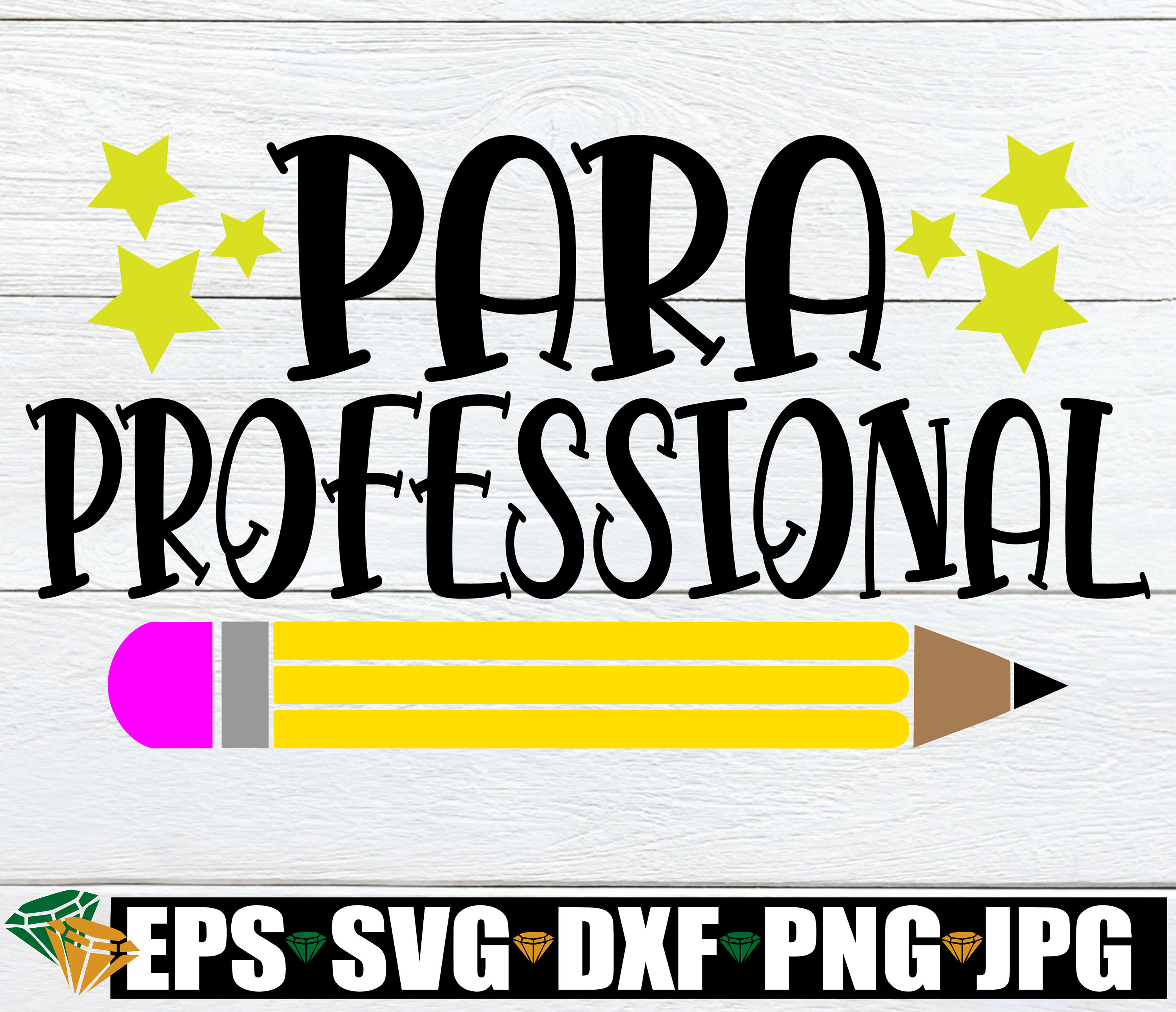 Paraprofessional Paraprofessional Svg Para Svg Para Teacher - Etsy