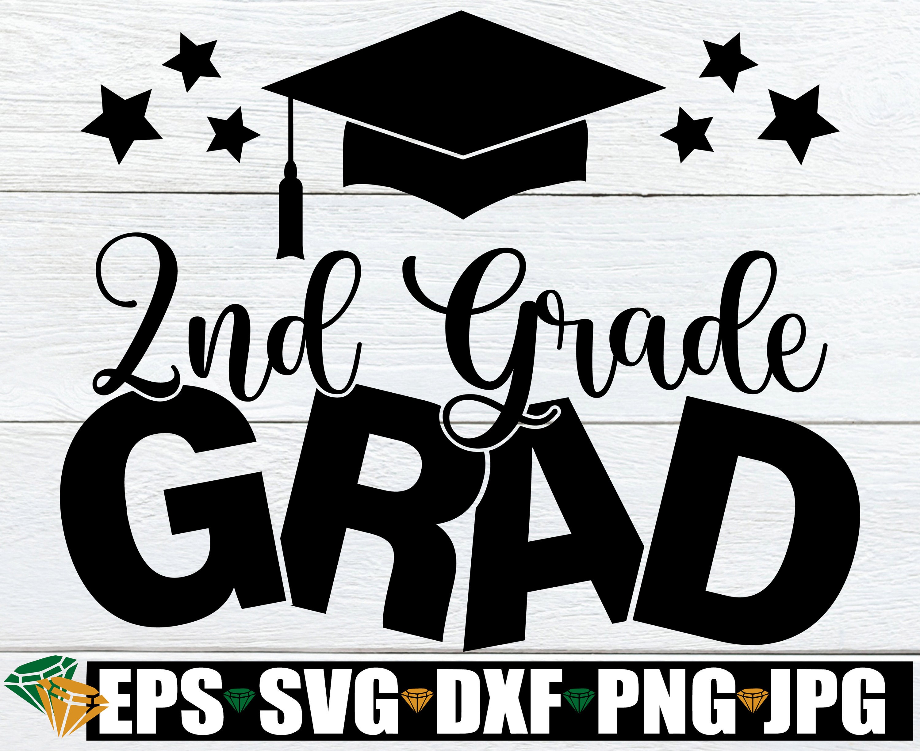 2nd Grade Grad 2nd Grade Graduation End of 2nd Grade - Etsy