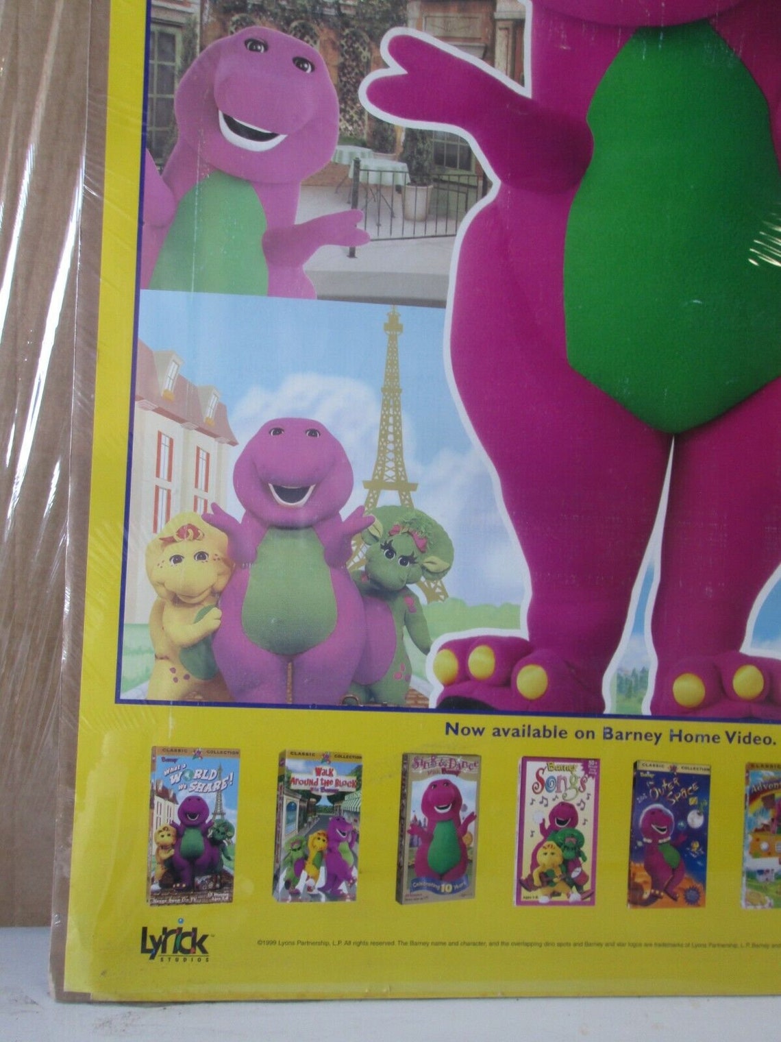 Barney Home Video Promo Poster Original 1999 15496 - Etsy Canada