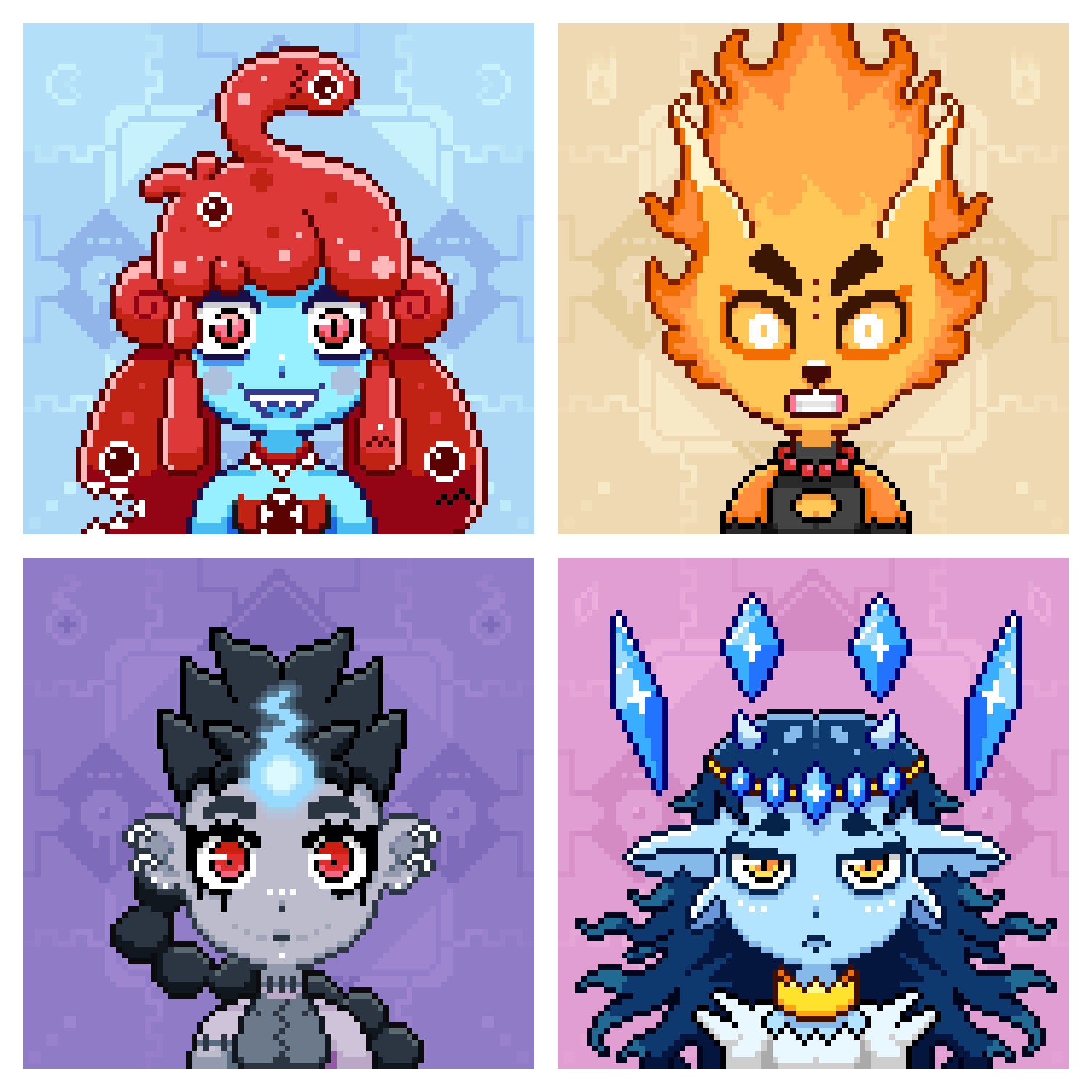 Custom Pixel Art Character Portraits Commission Game Portrait - Etsy