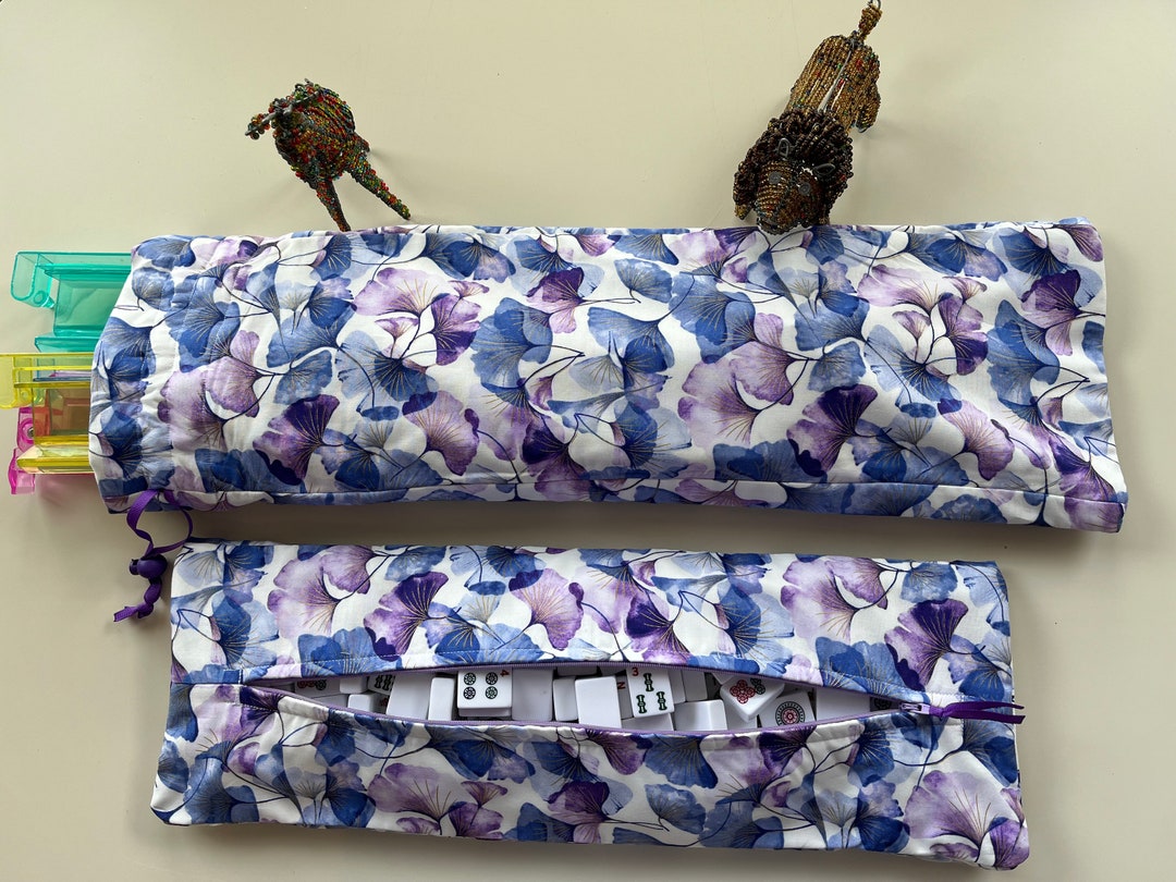 Mah Jong Rack and Tile Bag Set S019 Lined - Etsy