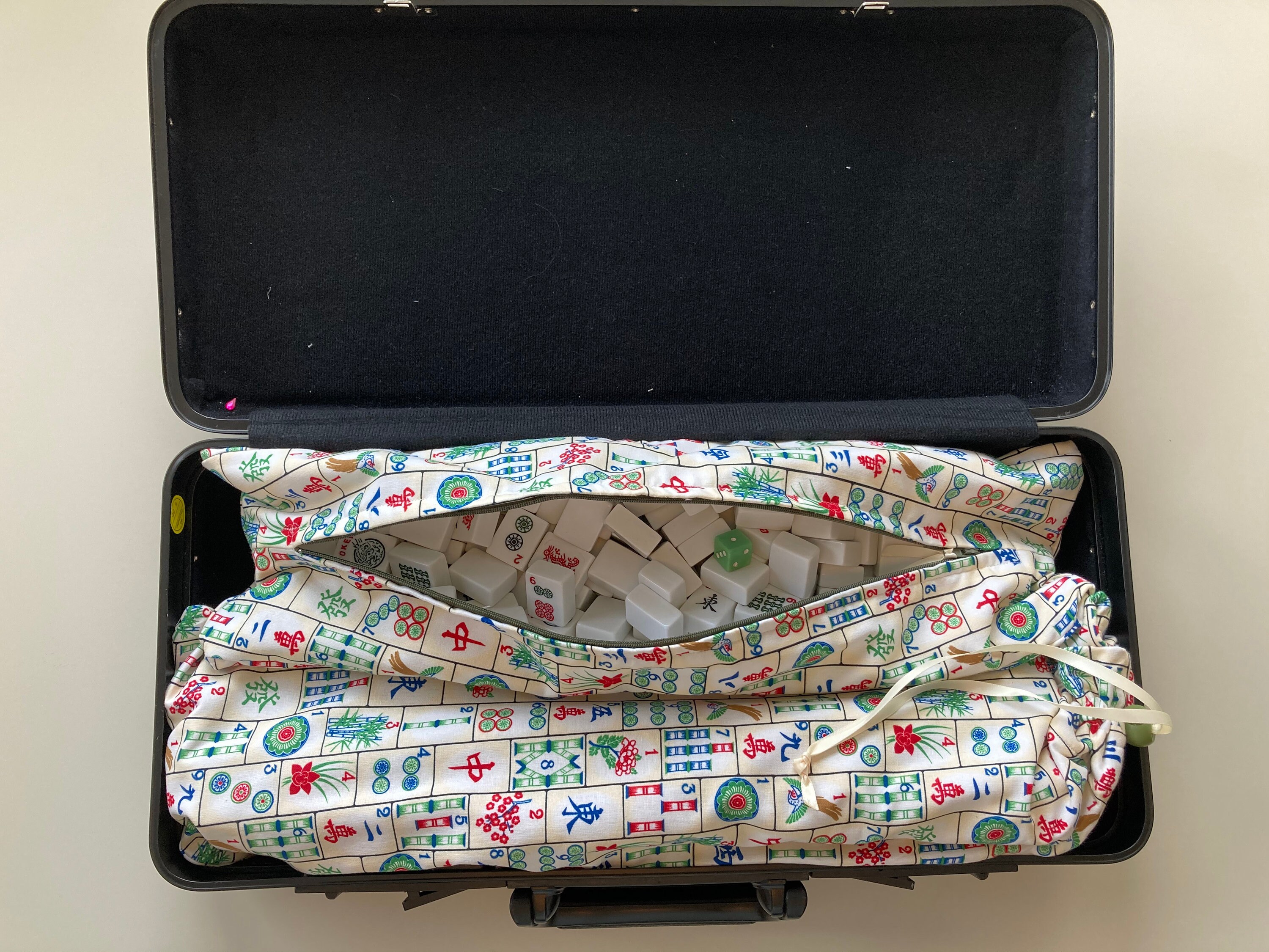 Mah Jongg tile and rack storage bag set | Etsy