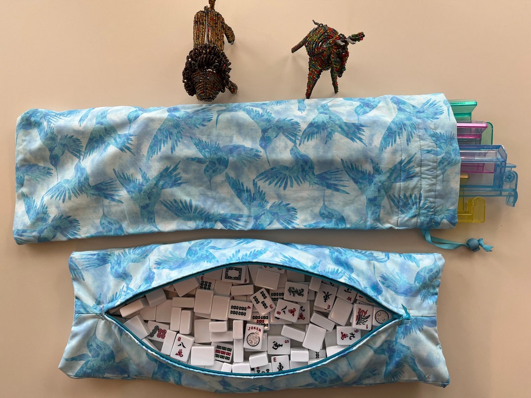 Mahjong Rack and Tile Storage Bag Set, Lined S037 - Etsy