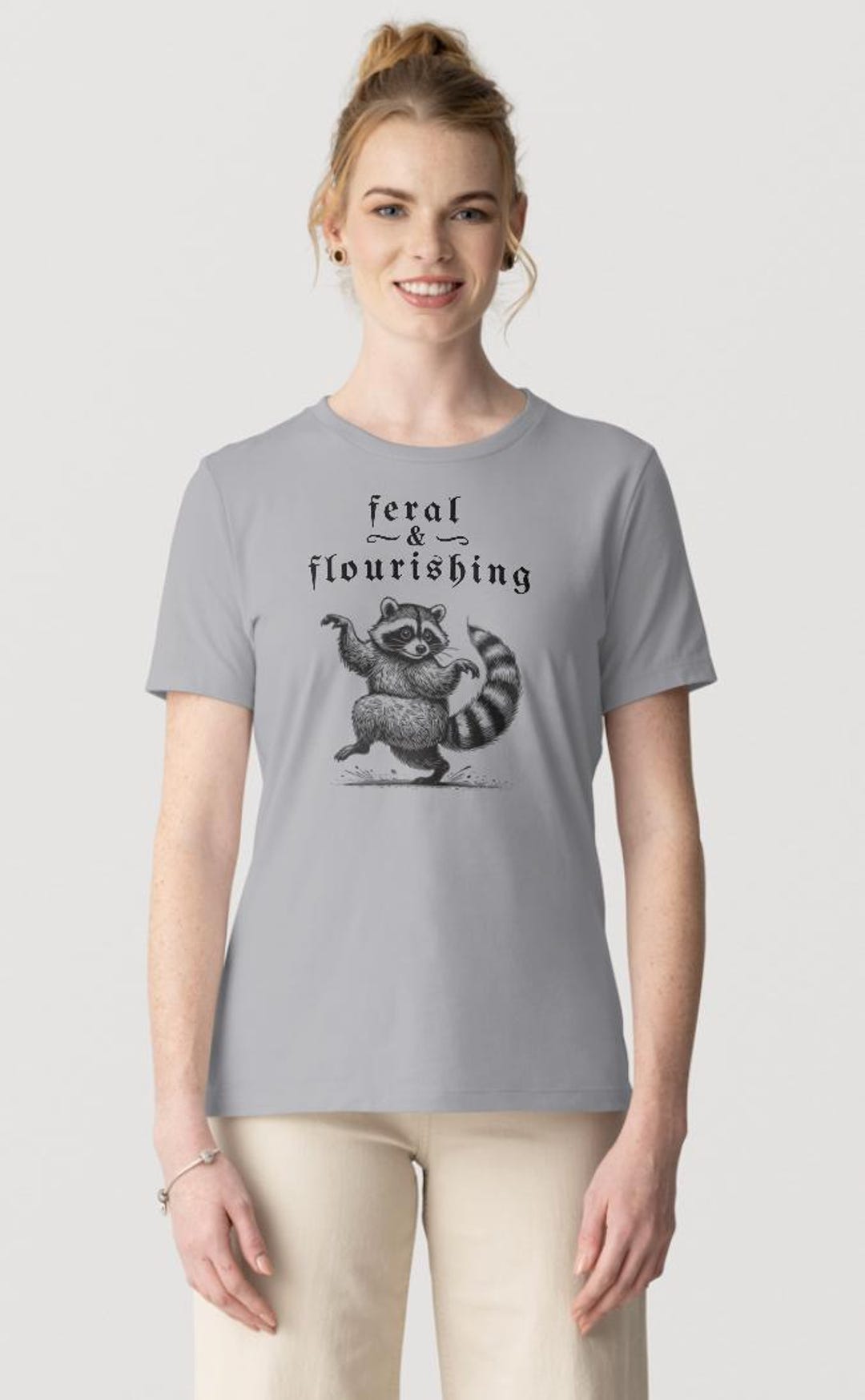 Feral & Flourishing PNG/SVG FILE - Etsy