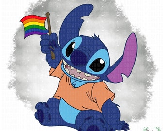 Stitch Pride Png - Etsy