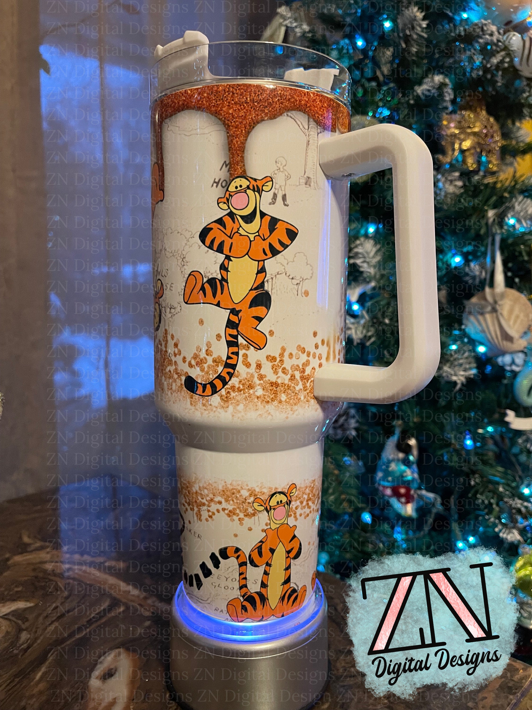 Tigger Inspired | 40oz Tumbler Wrap | PNG | Digital Download ...