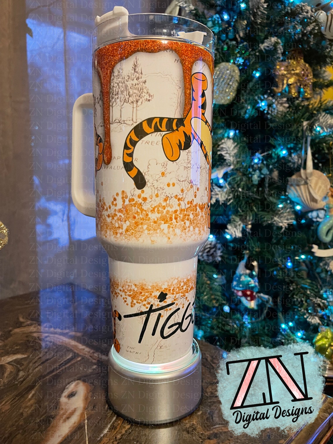 Tigger Inspired | 40oz Tumbler Wrap | PNG | Digital Download ...