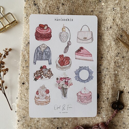 Cottage Core Sticker Sheet - Etsy