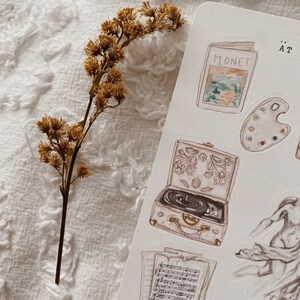 At Home, Art Studio Sticker Sheet - Etsy