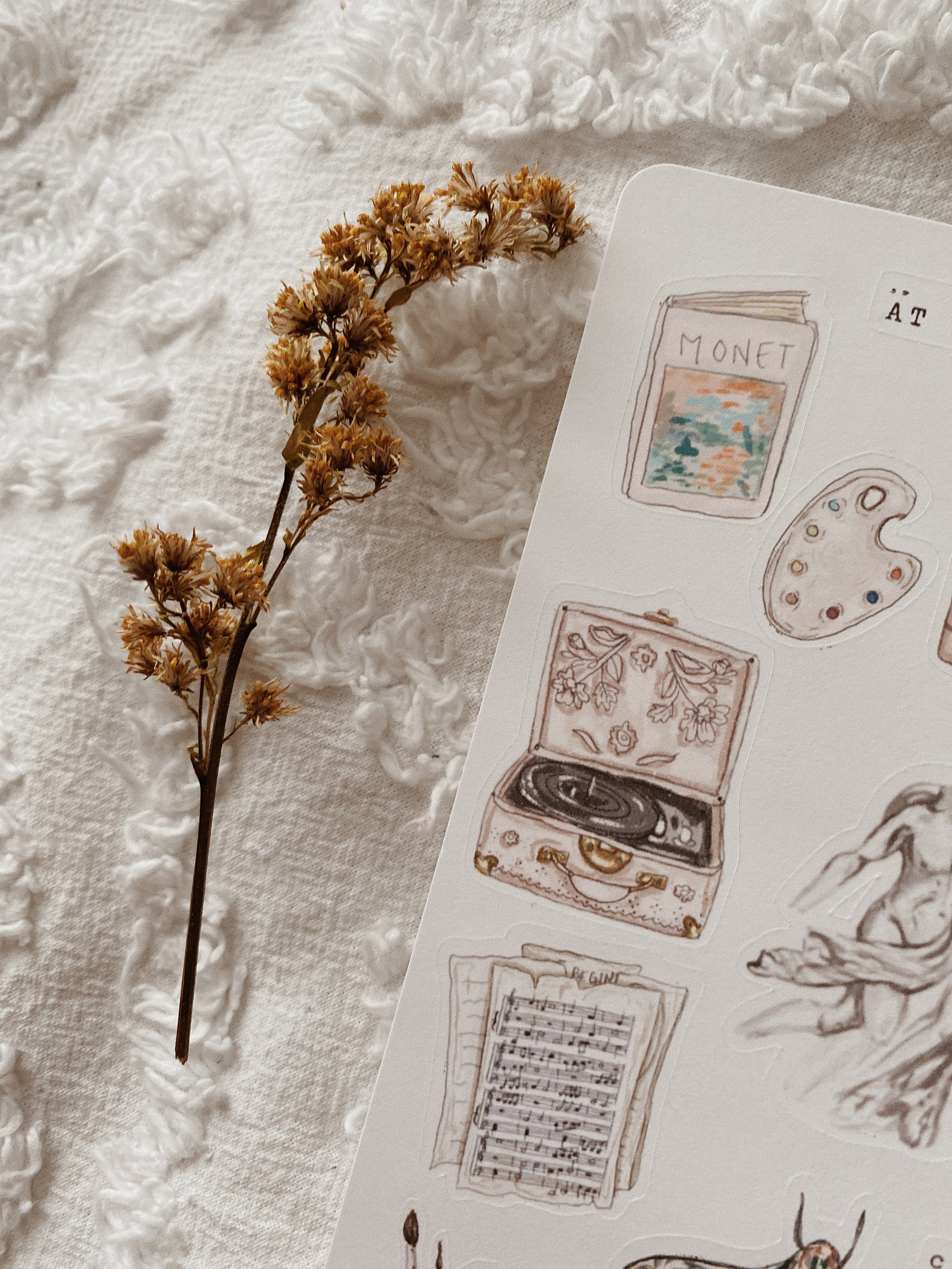 At Home, Art Studio Sticker Sheet - Etsy