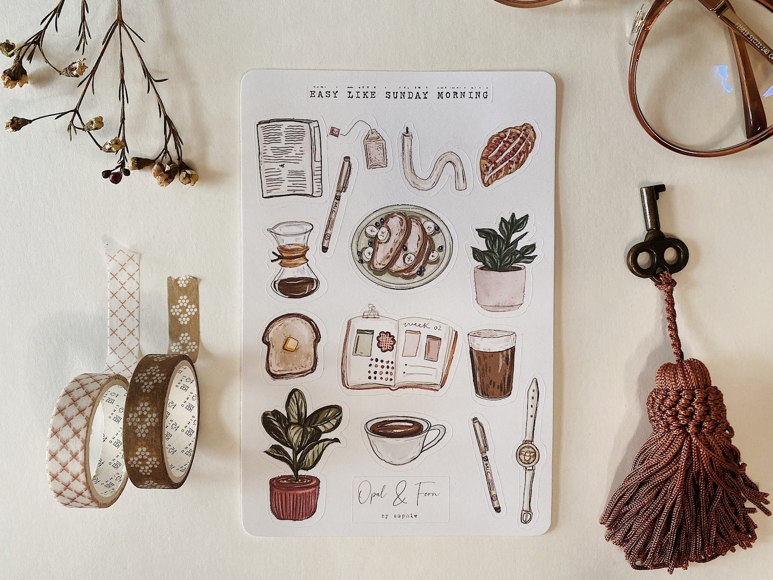 Easy Like Sunday Morning Sticker Sheet - Etsy