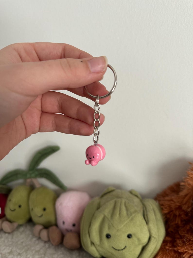 Custom Clay Keychain - Etsy