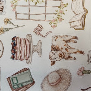 Cottage Core Sticker Sheet - Etsy