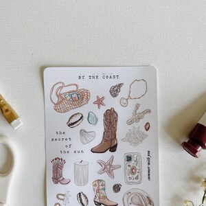 By the Coast Sticker Sheet - Etsy