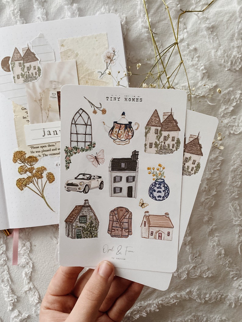 Tiny Homes Sticker Sheet - Etsy
