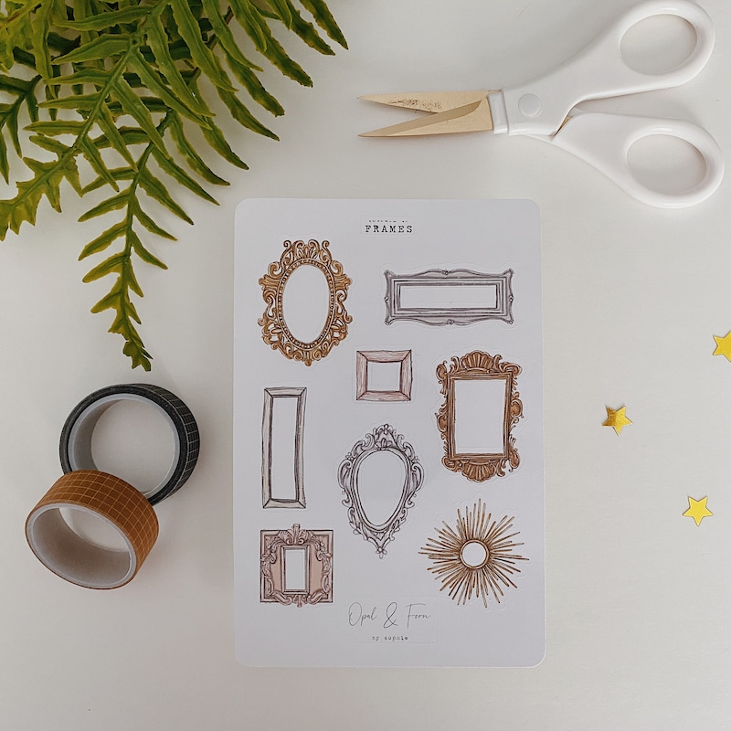 Sticker Frames - Etsy