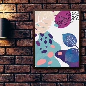 Abstract Watercolor Shape Clipart Line Art, Plant, Flower, Splashes ...