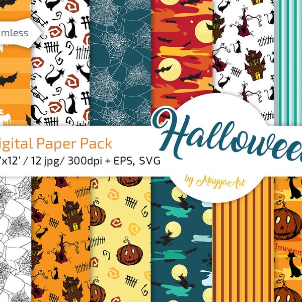 Halloween Wrapping Paper - Etsy