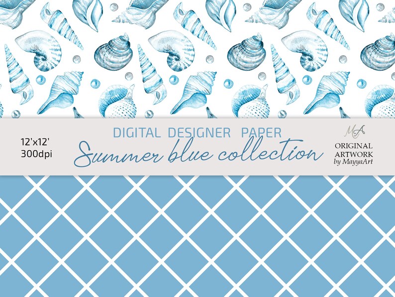 Scandi Navy Blue Digital Paper White and Blue Shabby Chic Blue - Etsy