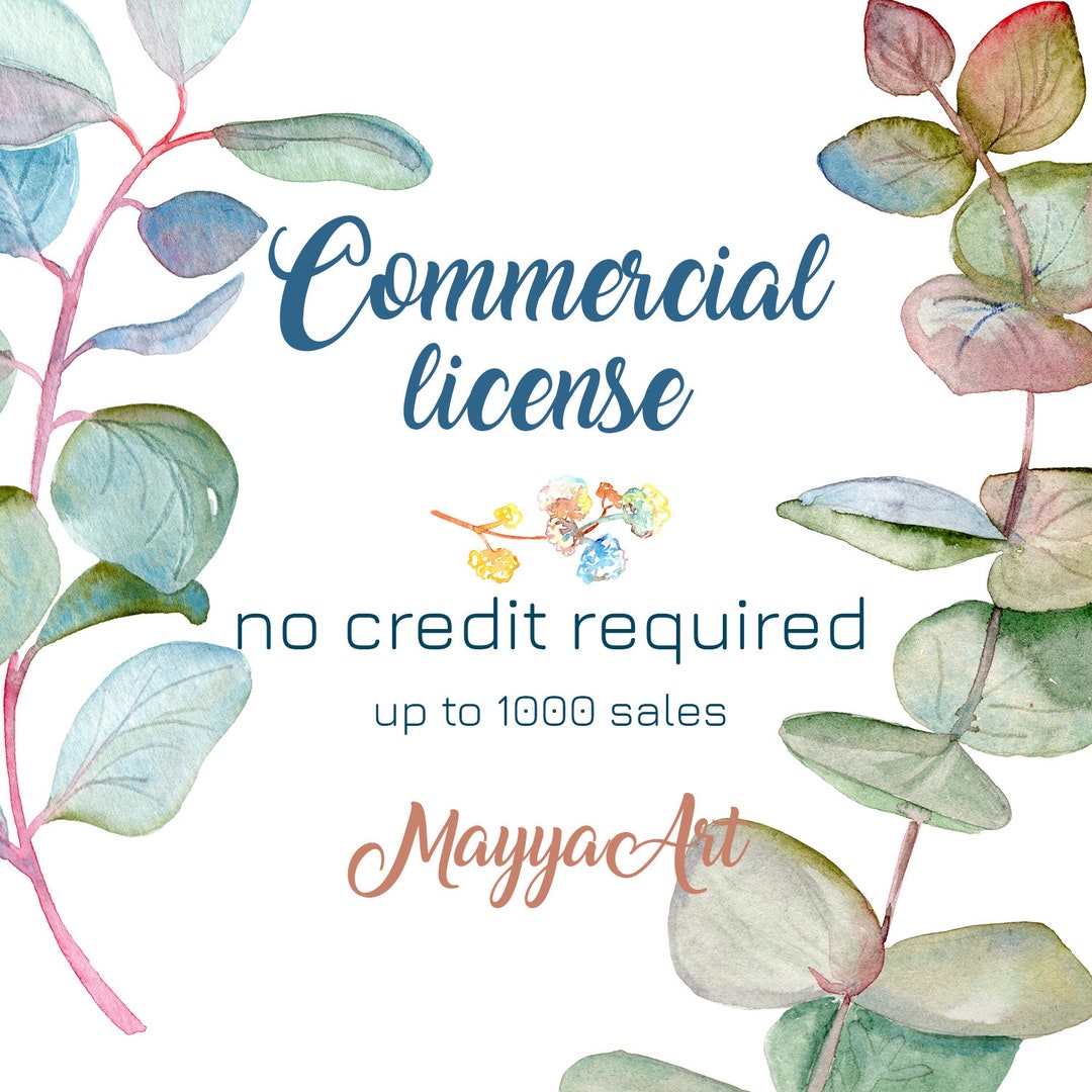 Commercial License Add-on License to Use ONE Clipart Set in Items for ...