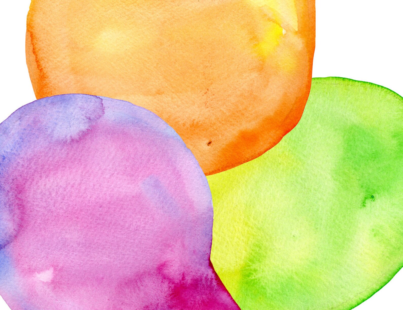 Watercolor Speech Bubble Hand Painted Clip Art, Speech Bubble Clipart ...