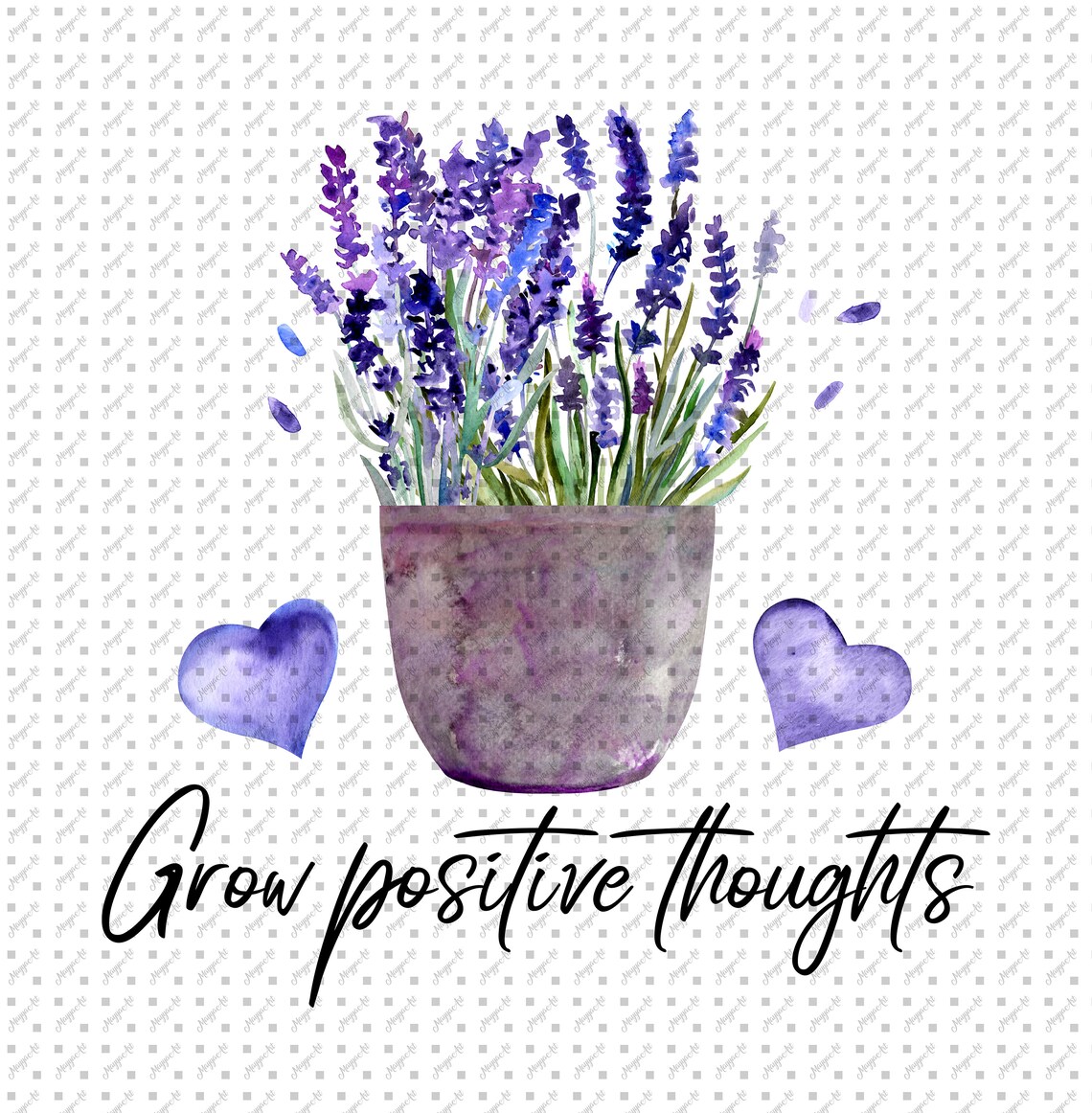 Digital Sublimation Design Lavender DIY Download Hand Drawn - Etsy