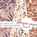 Boho Vector Digital Paper, Scrapbook Paper, Seamless Patterns, Digital ...