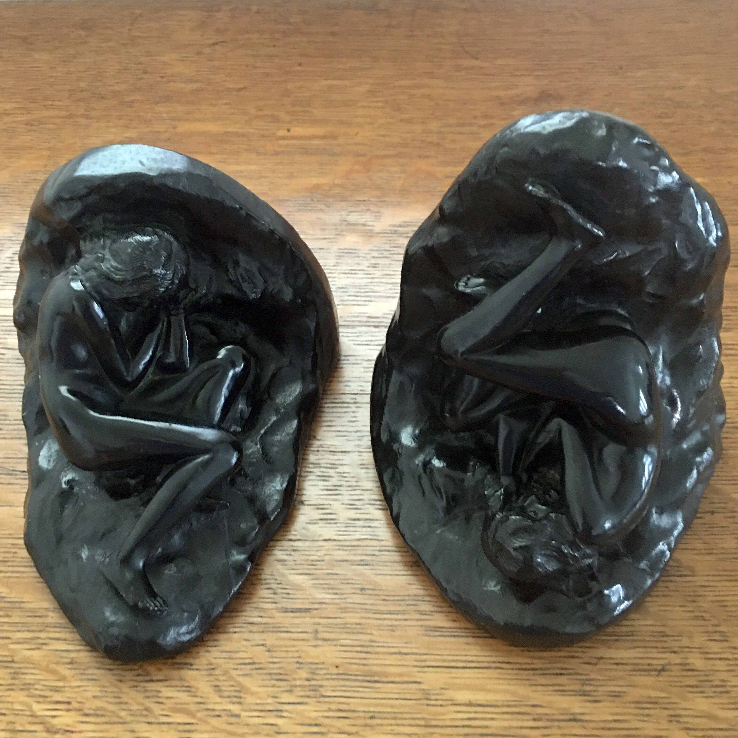 Antique Reclining Nude Art Deco Nouveau Bookends - Etsy