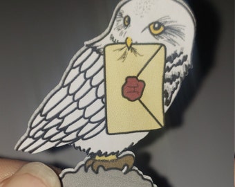Hedwig Sticker | Etsy