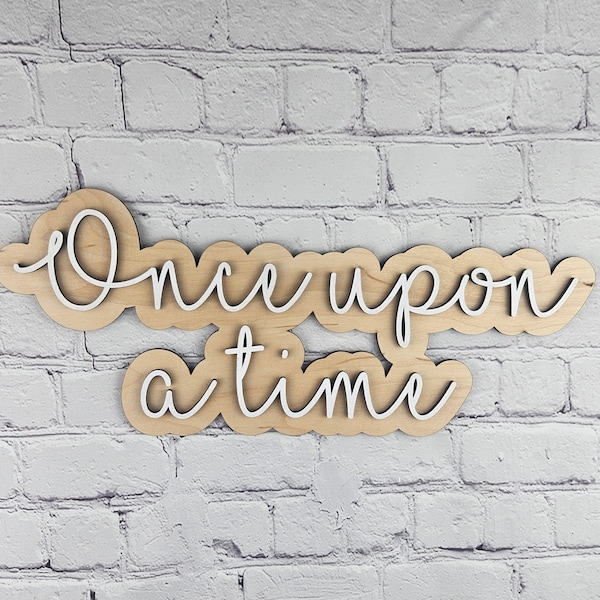 Once Upon a Time Sign - Etsy