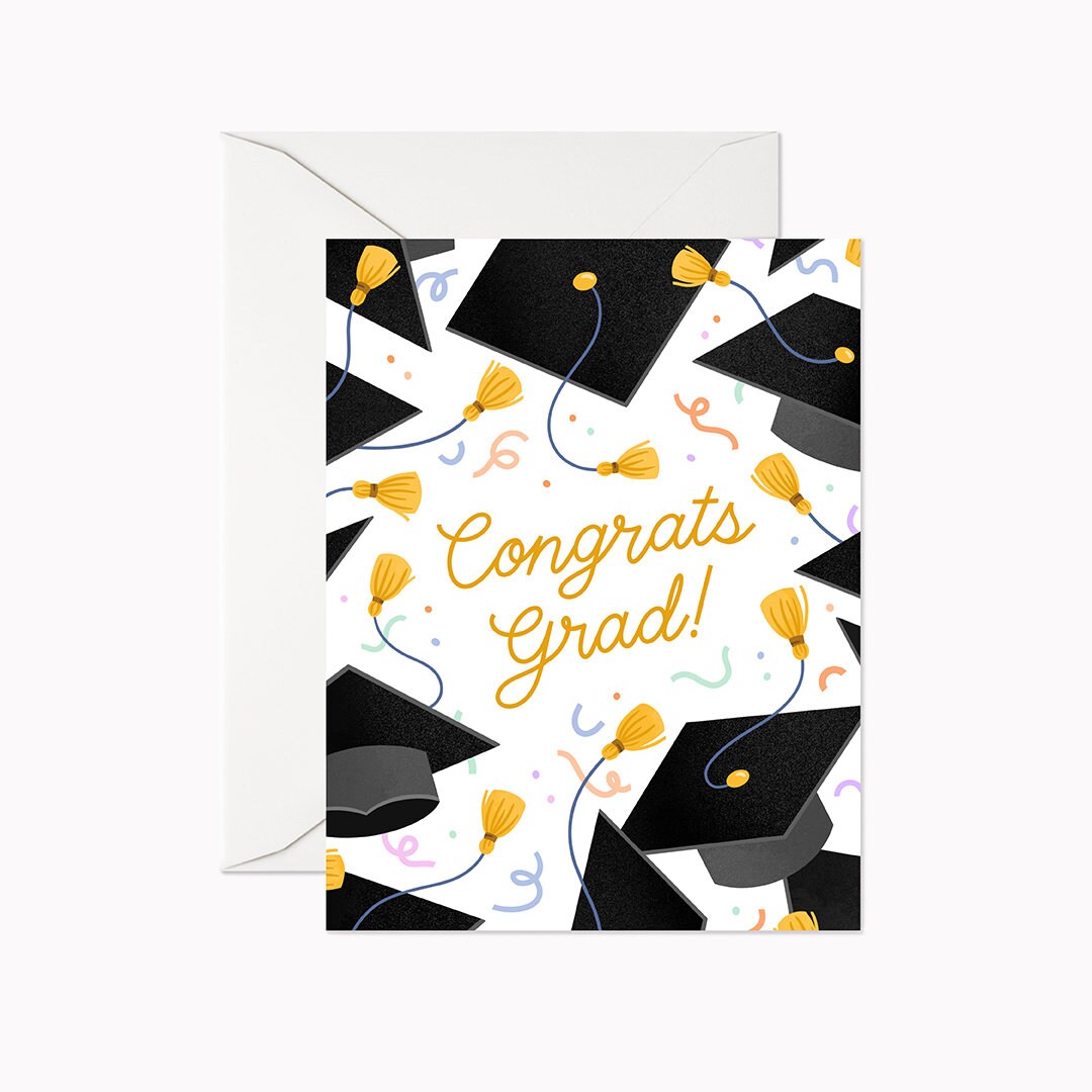 Congrats Grad Card - Etsy