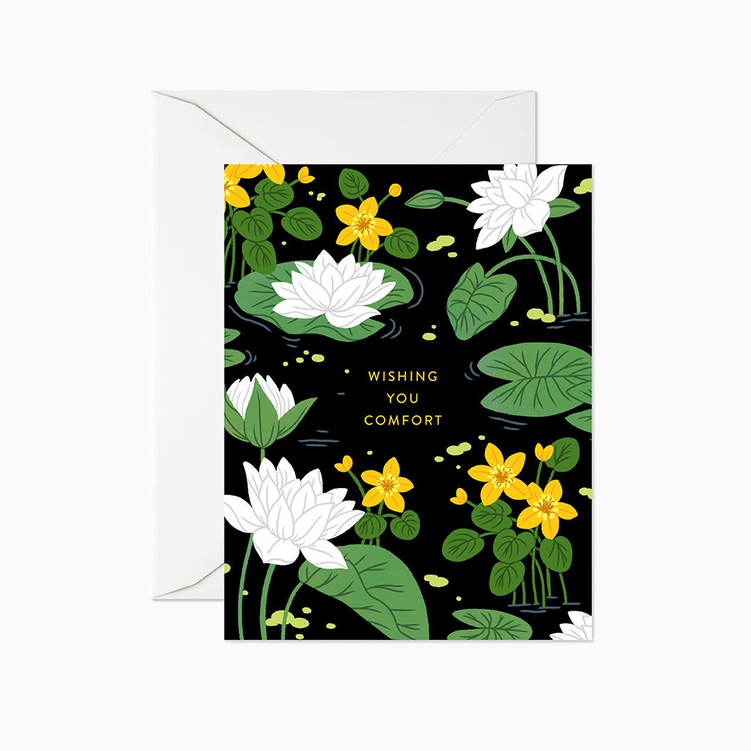 Wishing You Comfort Card - Etsy