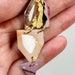 Alcohol Ink Earrings: Deco Daggers and Teardrops - Etsy