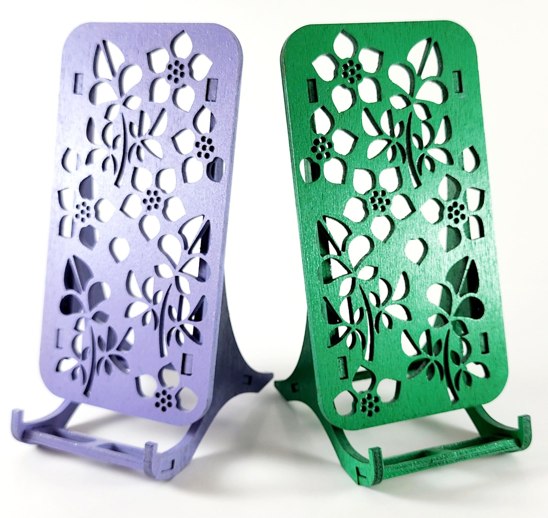 Fancy Laser Cut Desktop Cellphone Holder | Mobile Holder | Pretty | - Etsy