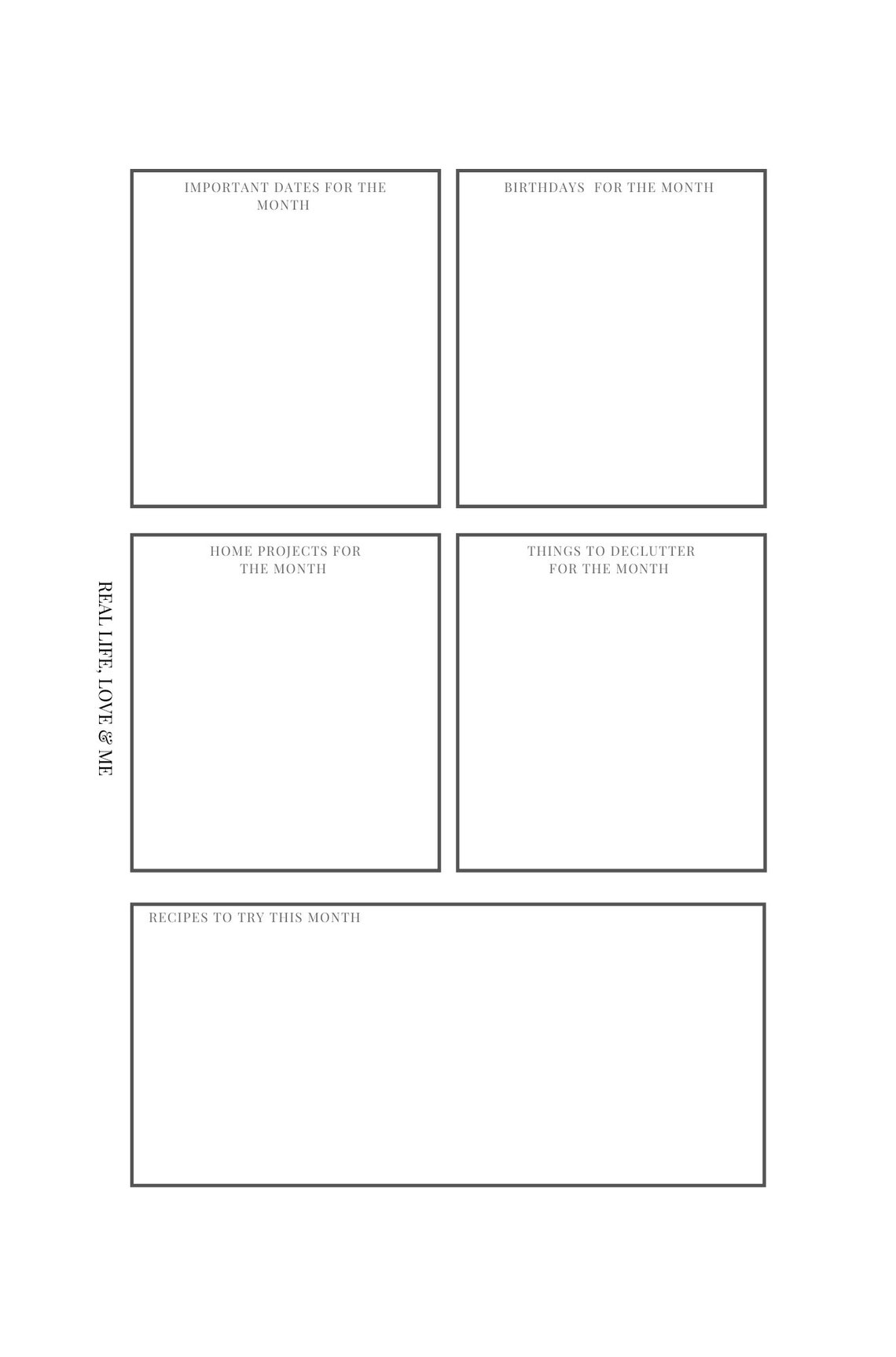 PRINTABLE Monthly Planner Layout Classic Planner Size Etsy printable-monthly-planner-layout-classic-planner-size-etsy