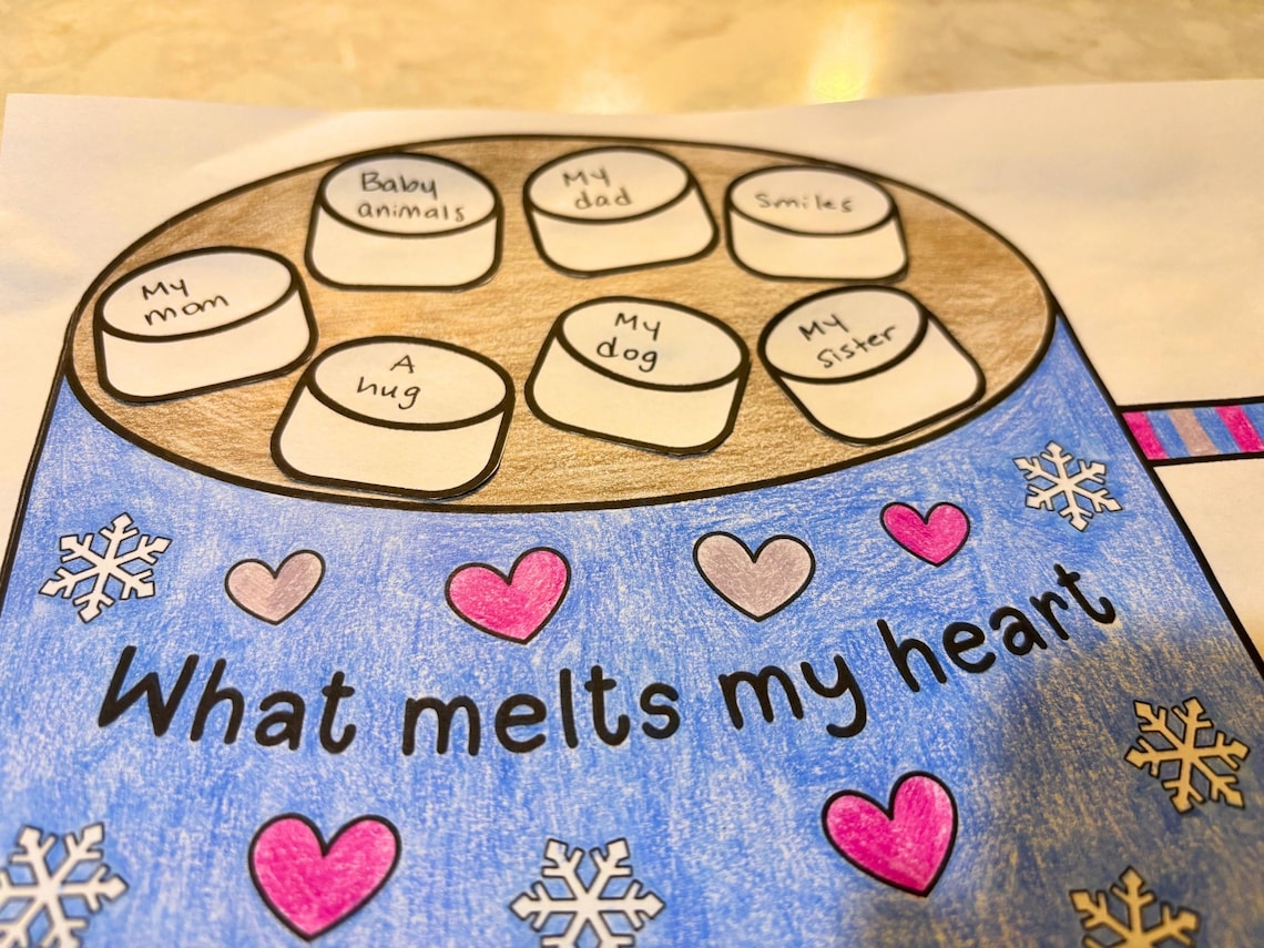 Winter Crafts for Kids, Hot Cocoa Craft, Printable Crafts, Christmas ...