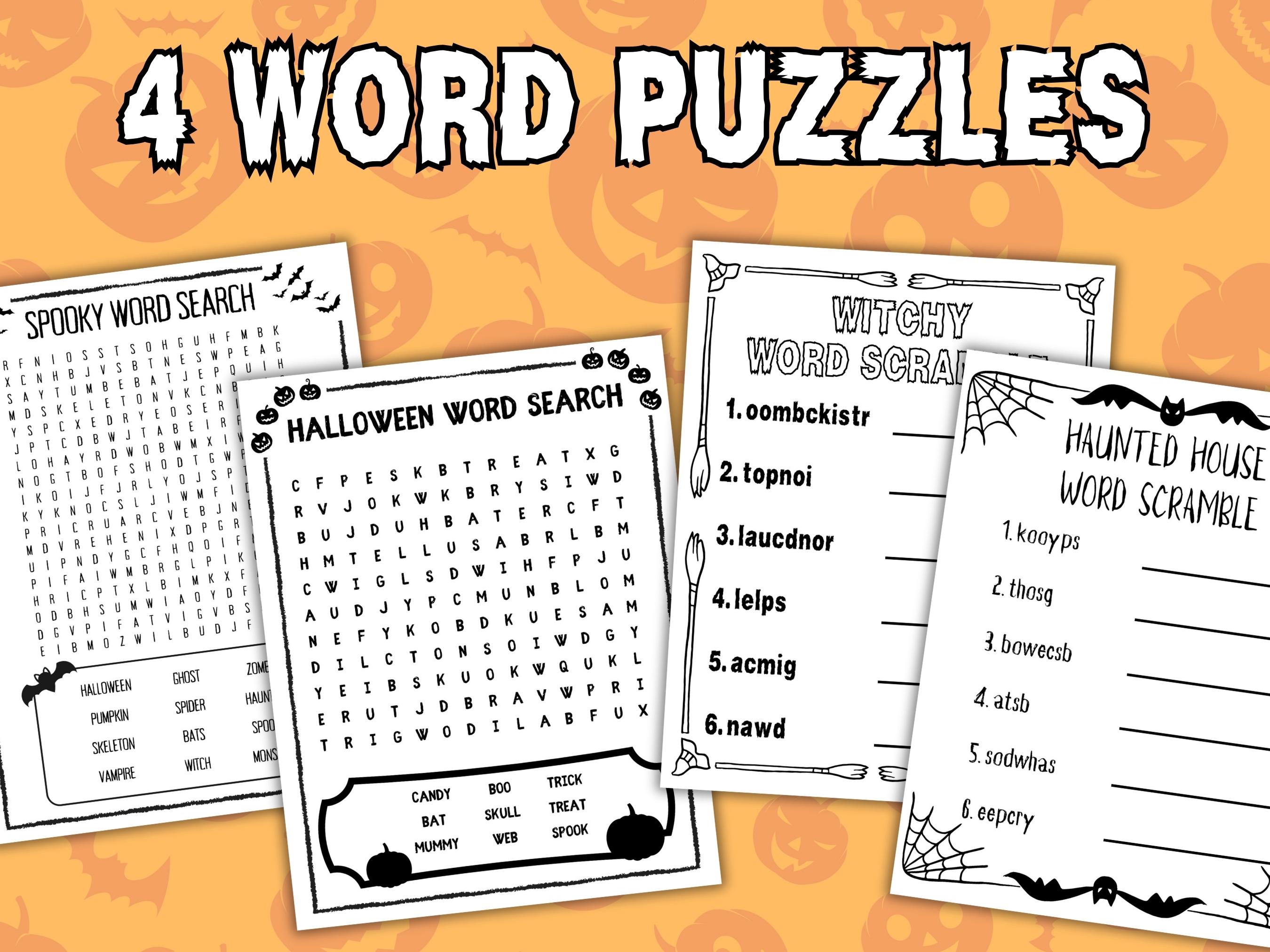 20 Printable Halloween Kid Activities, Halloween Coloring Pages ...