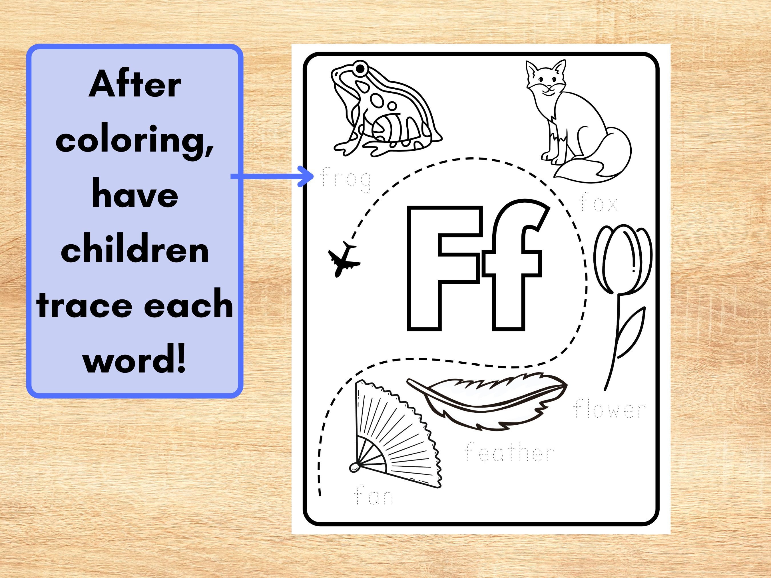 ABC Coloring Pages for Kids, Printable Learning Activities for ...