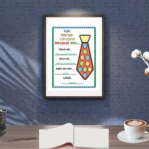 Father's Day Keepsake, Kid Thumbprint Art, Printable Craft for Pre-k ...