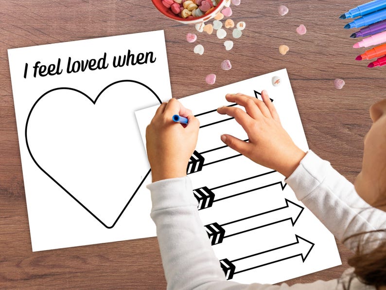 Valentine's Day Printable, Valentine's Day Crafts, February Printable ...