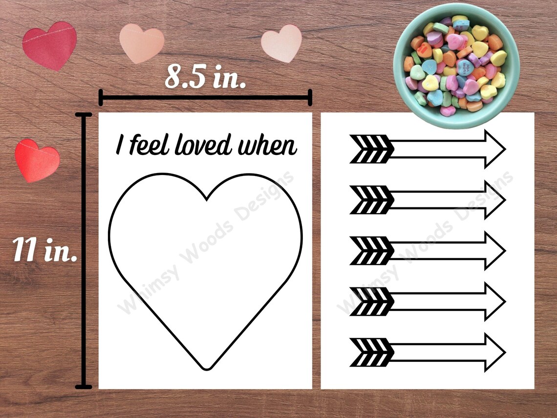 Valentine's Day Printable, Valentine's Day Crafts, February Printable ...
