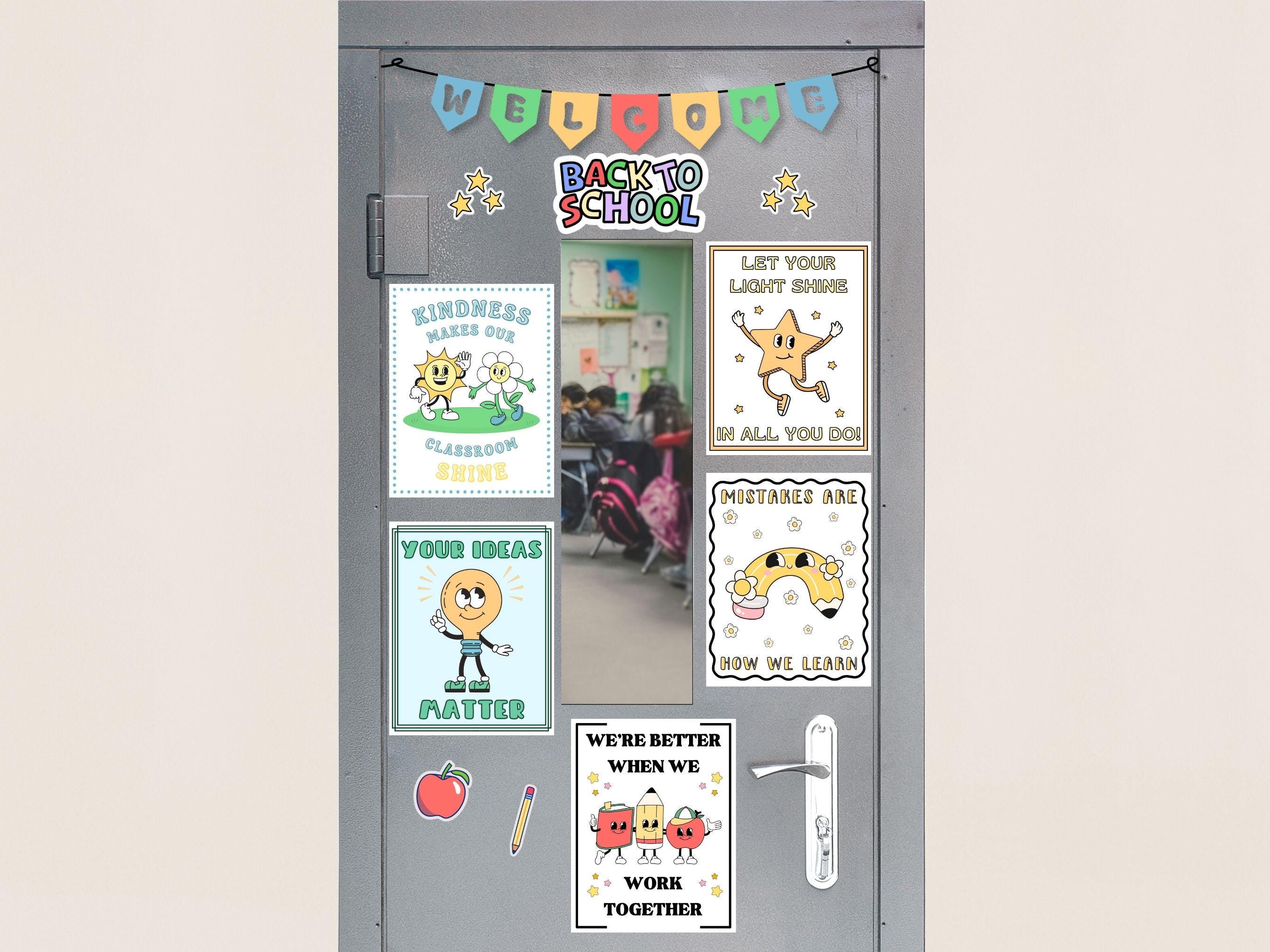 Retro Classroom Theme Posters, Groovy Classroom Posters, Class Decor ...