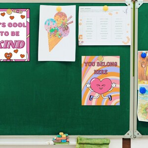 Groovy Classroom Posters, Retro Classroom Theme, Classroom Wall Art ...
