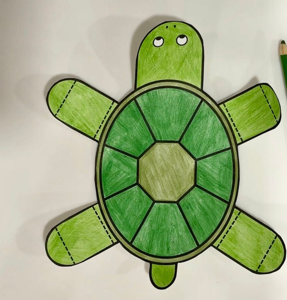 Turtle Craft Summer Activity, Kids DIY Summer Crafts, Coloring and ...