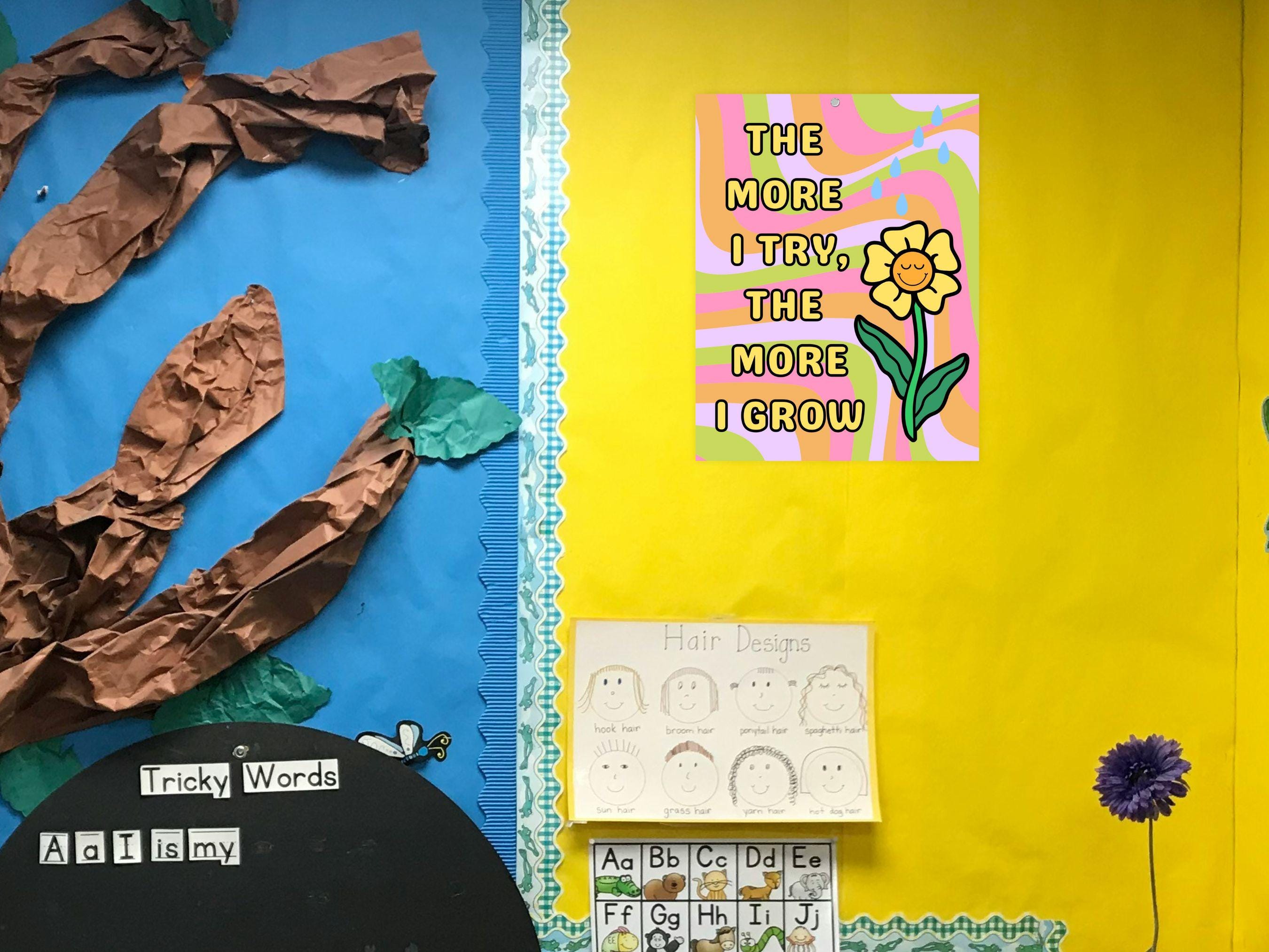 Groovy Classroom Posters, Retro Classroom Theme, Classroom Wall Art ...