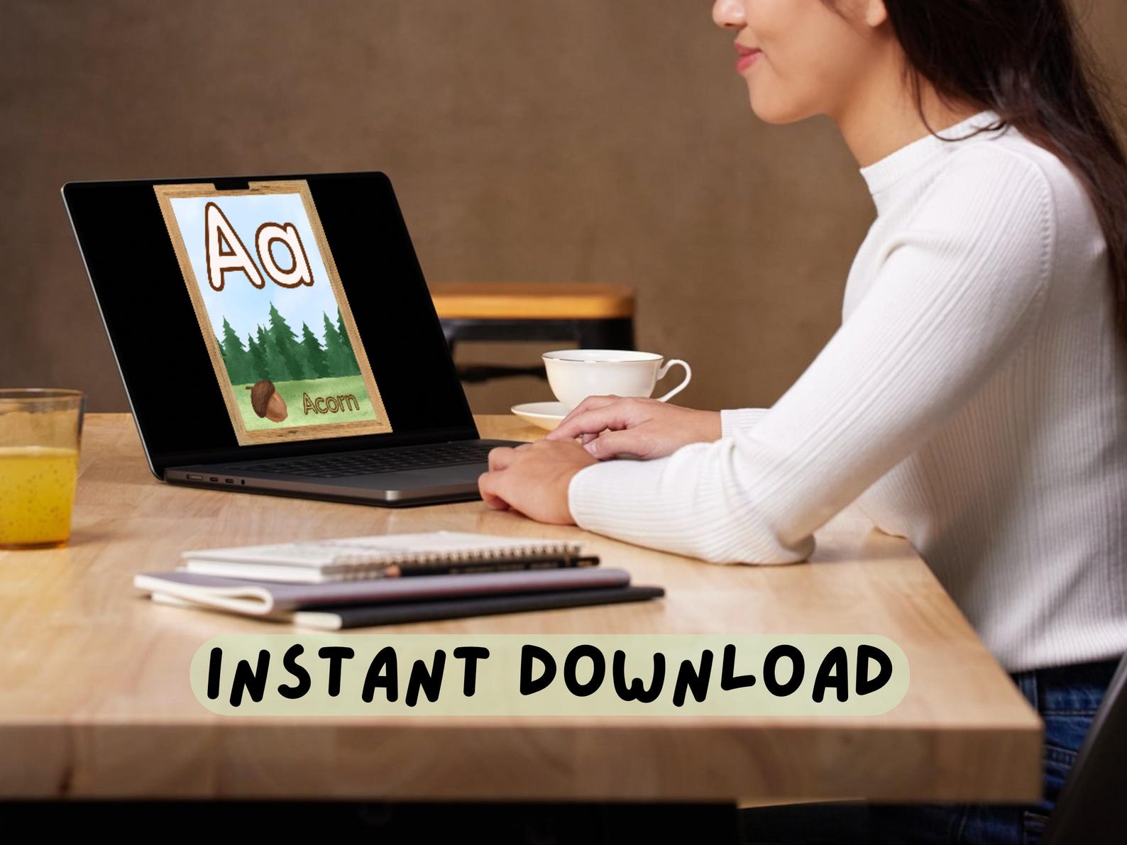 Woodland Alphabet Posters, Woodland Theme Classroom Decor, Alphabet ...