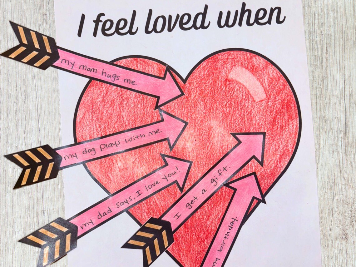 Valentine's Day Printable, Valentine's Day Crafts, February Printable ...